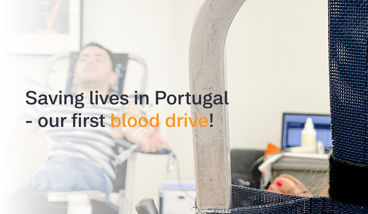 Saving lives in Portugal – our first blood drive!